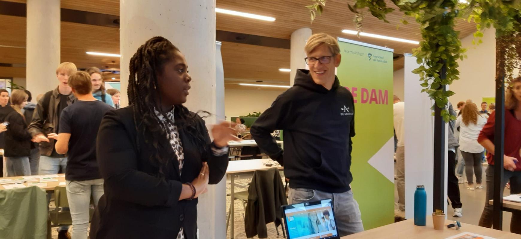 De Dam op stagemarkt eerstejaars HvA | Opleidingschool de dam